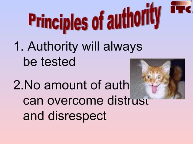 Authority and Respect | PPT