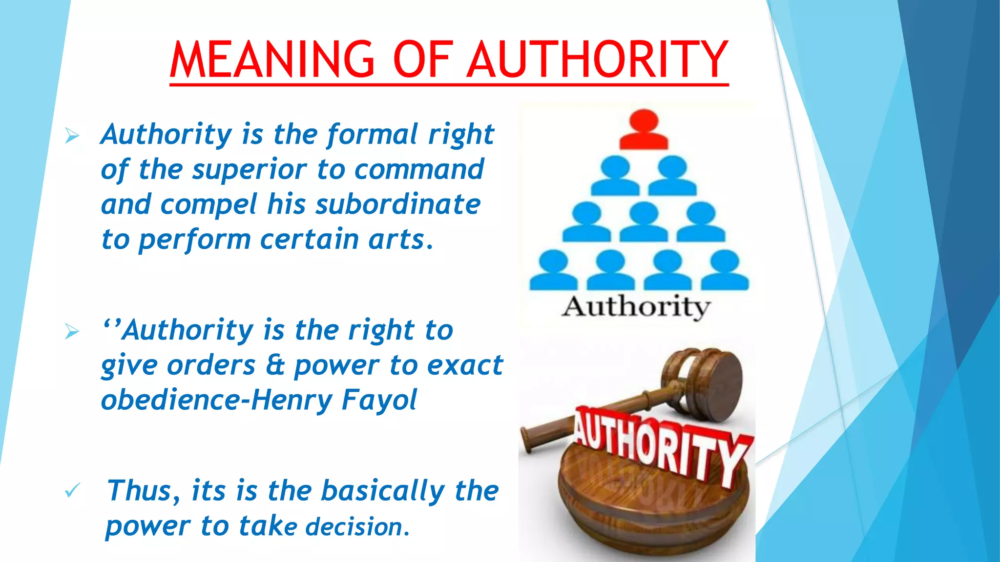 Authority and responsibility | PPTX