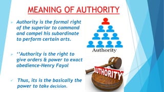 Authority and responsibility | PPTX