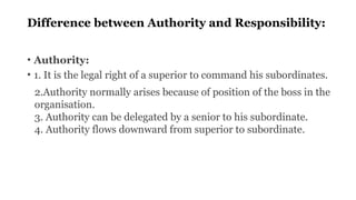 Authority and Responsibility.pptx with labour | PPTX