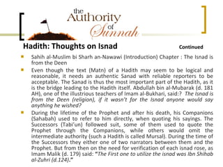 Authority of sunnah session 1 | PPT