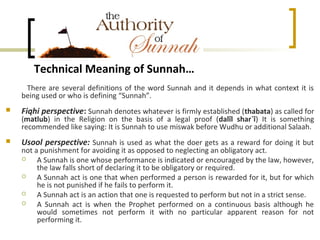 Authority of sunnah session 1 | PPT