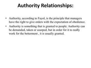 Authority relationship | PPTX | Large Business | Business