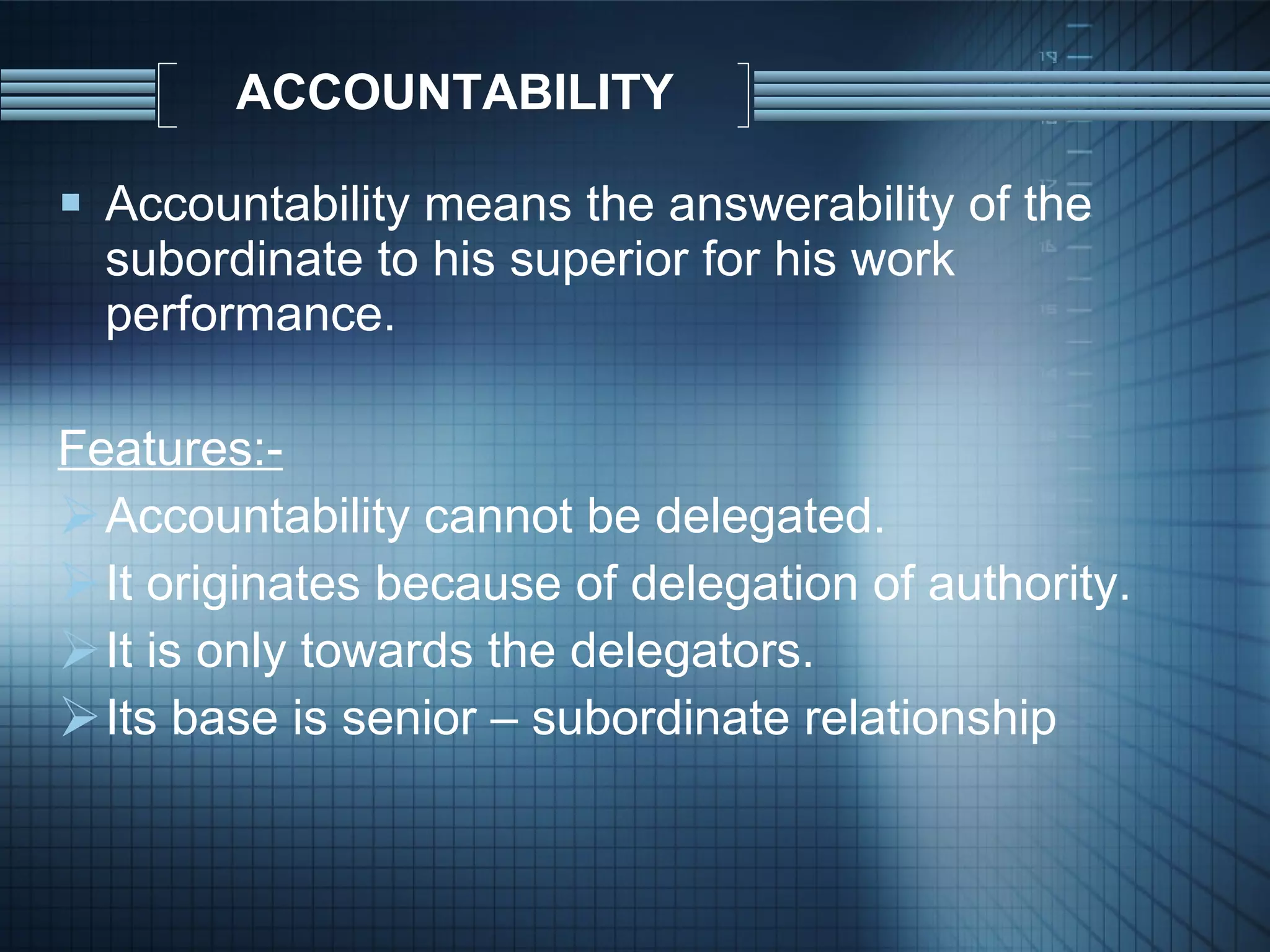 Authority & responsibility | PPT