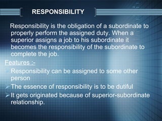 Authority & responsibility | PPT