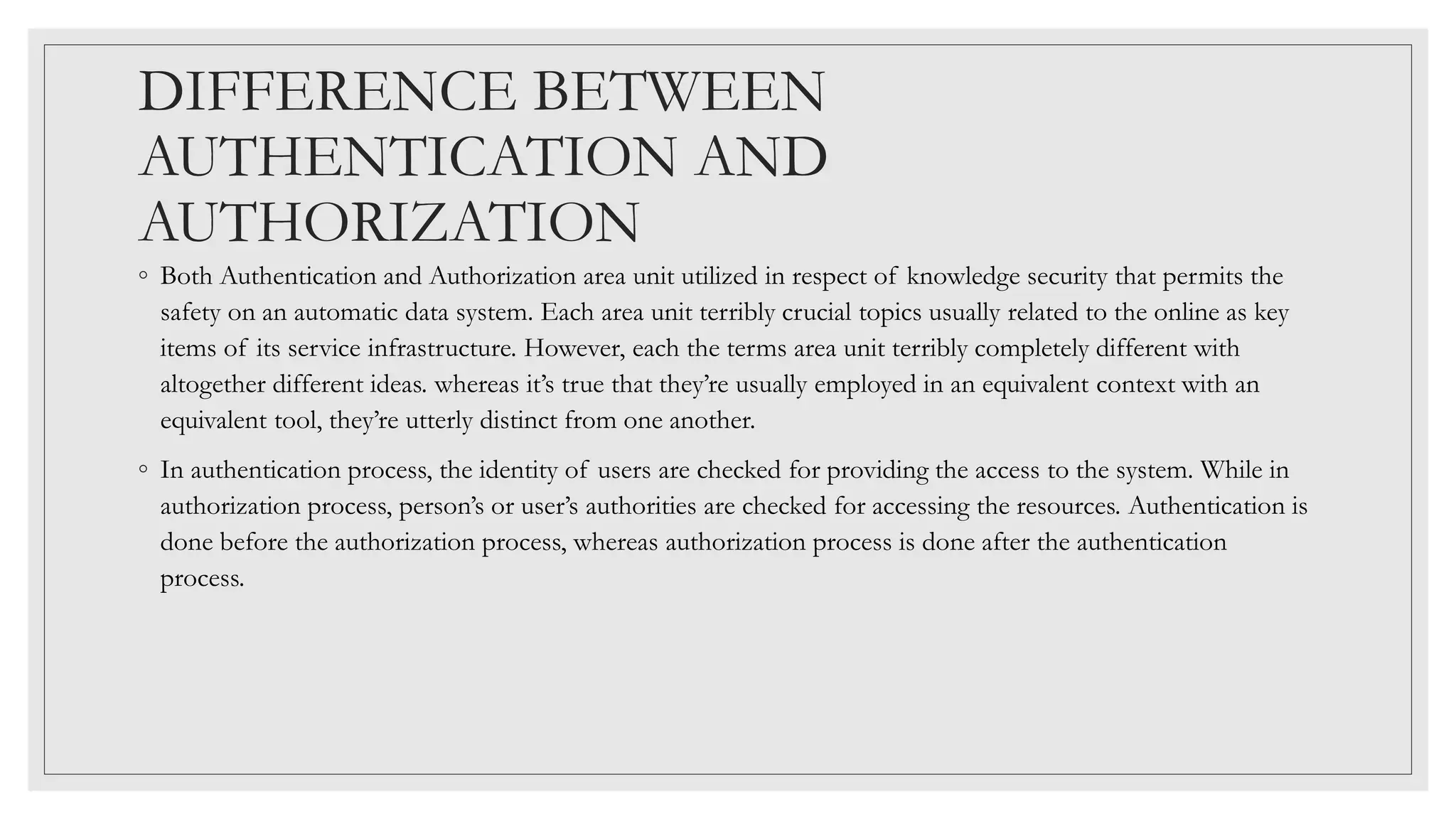 Authorization | PPTX