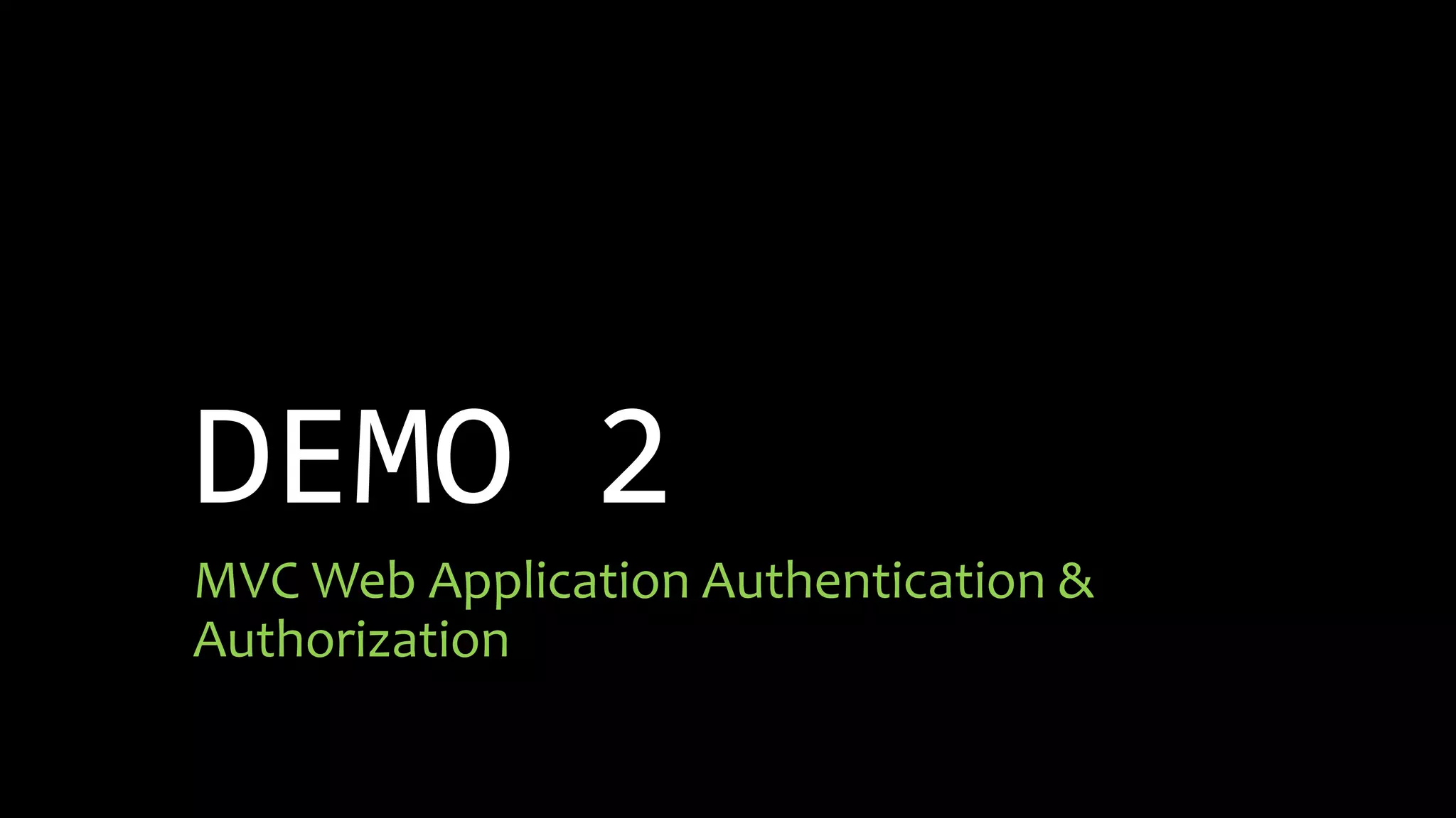 Authorization And Authentication Using Identityserver4 Ppt