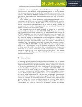 Authorization And User Failure Resiliency For WS-BPEL Business Processes | PDF | Computer ...