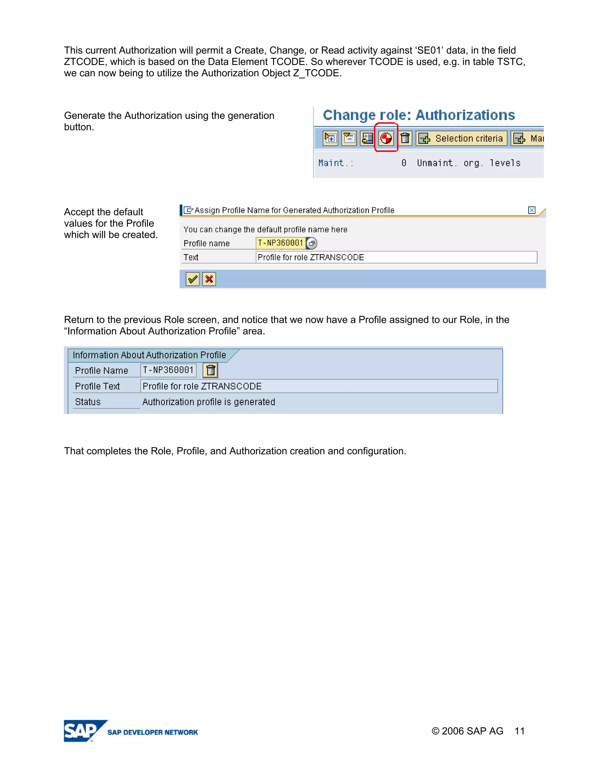 Authorization objects a simple guide | PDF
