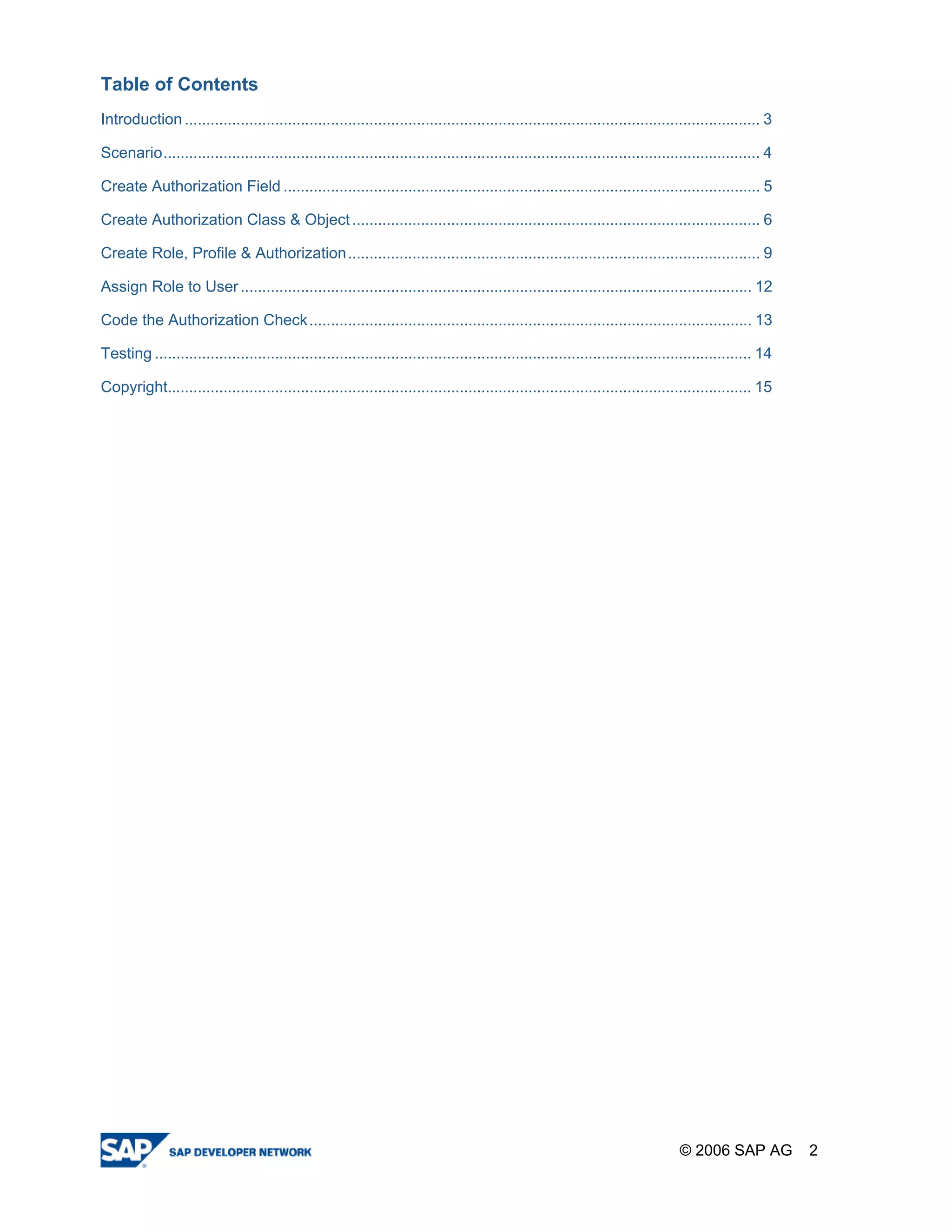 Authorization objects a simple guide | PDF