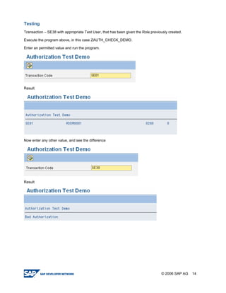 Authorization objects a simple guide.doc (1) | PDF
