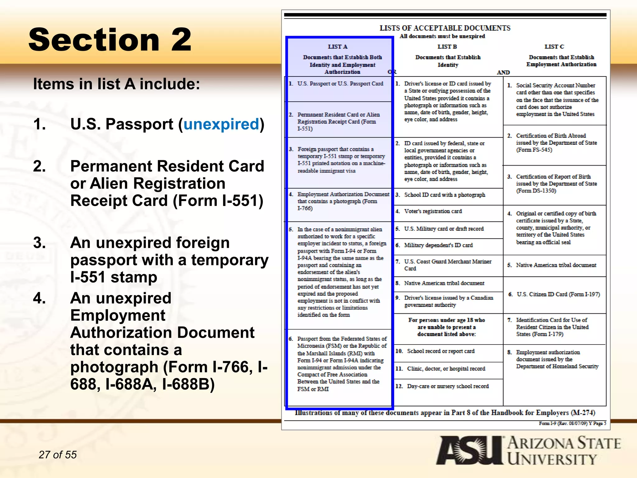 Authorization to Complete I-9 Forms | PPTX