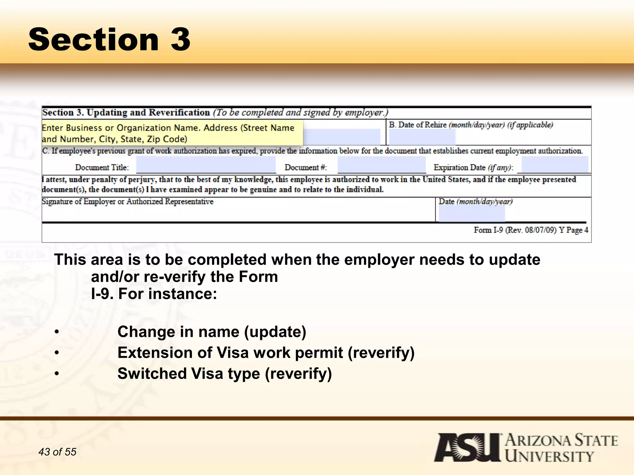 Authorization to Complete I-9 Forms | PPTX