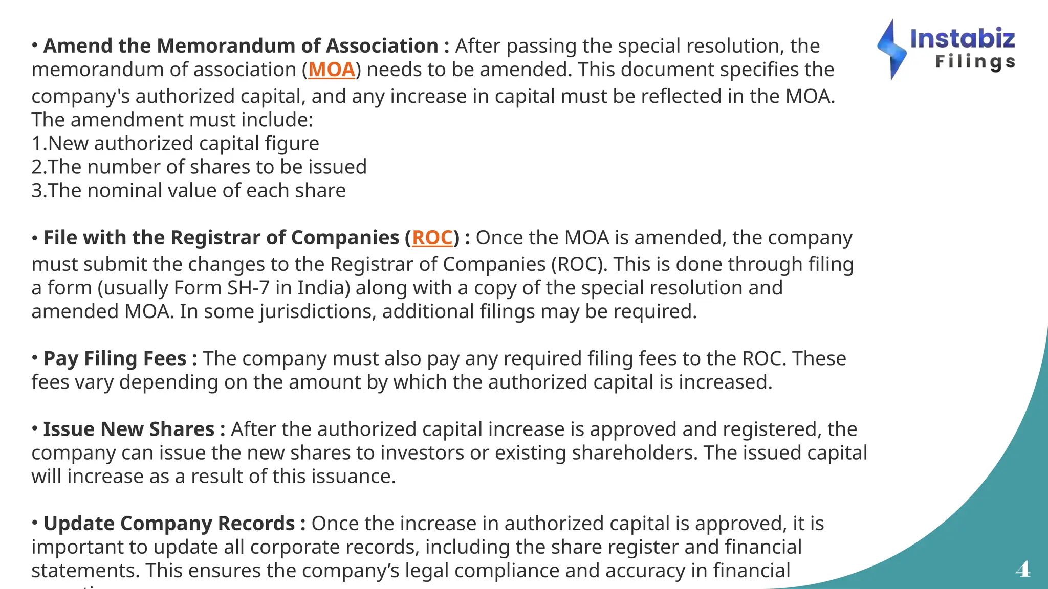 Authorized Capital Increase: A Step-by-Step Guide | PPTX