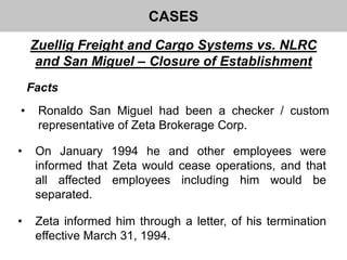 Authorized Causes of Termination | PPT