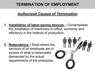 Authorized Causes of Termination | PPT