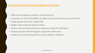 Authorize Net CIM Magento 2 Extension by MageDelight | PPT