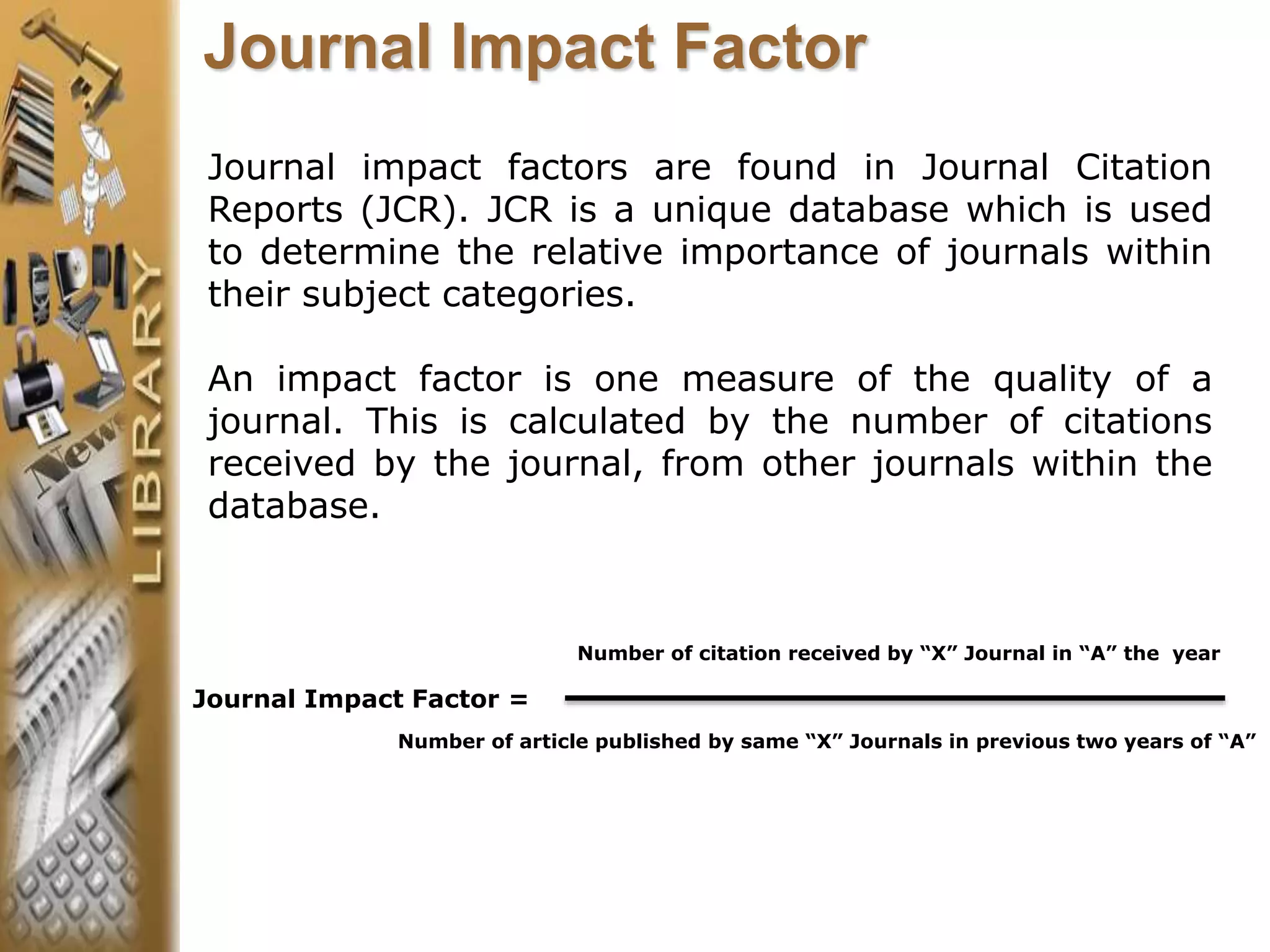 Author Level Metrics | PPTX