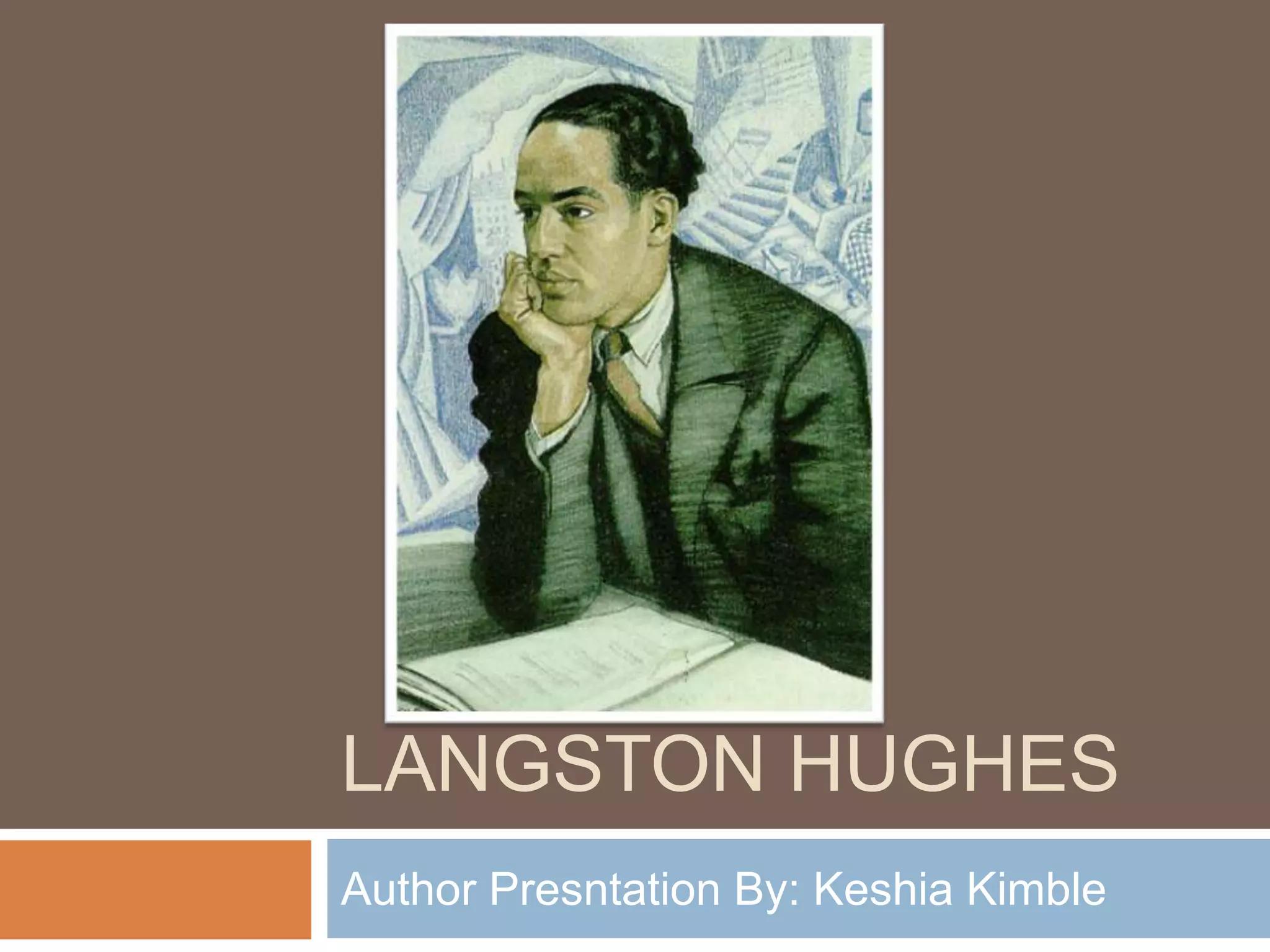Author presentation- Langston Hughes | PPTX | Poetry | Books and Literature