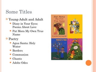 Author presentation - Pat Mora | PPT