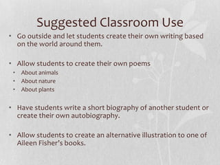 Author Presentation: Aileen Fisher | PPTX