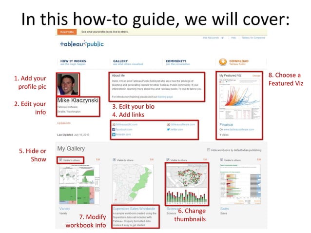 Tableau Public Author Profiles | PPTX | Desktop Publishing | Computer Software and Applications