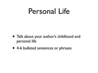 Author Project Format | PPT