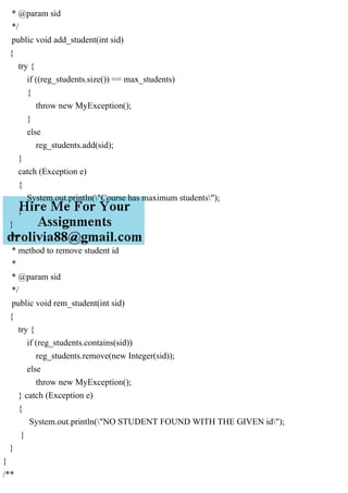 @author public class Person{ String sname, .pdf