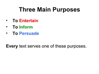 Authors purpose-lesson-2 with quizonly | PPT