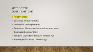 AUTHOR’S ATTITUDE & OPINION (TONE) LBE-10.pptx