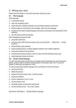 Thomson Author Style Guide | PDF