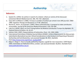 Authorship | PDF