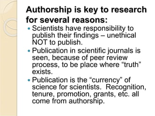 Authorship | PPT
