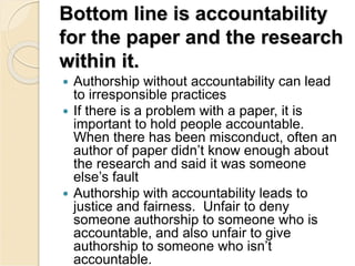 Authorship | PPT