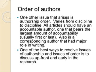 Authorship | PPT