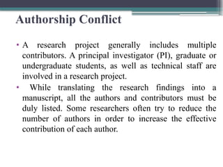 Authorship,Contributorship,Authorship Conflict.pptx