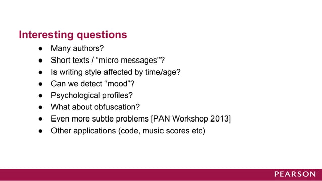 Authorship Attribution and Forensic Linguistics with Python/Scikit ...