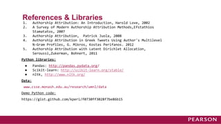 Authorship Attribution and Forensic Linguistics with Python/Scikit-Learn/Pandas by Kostas ...