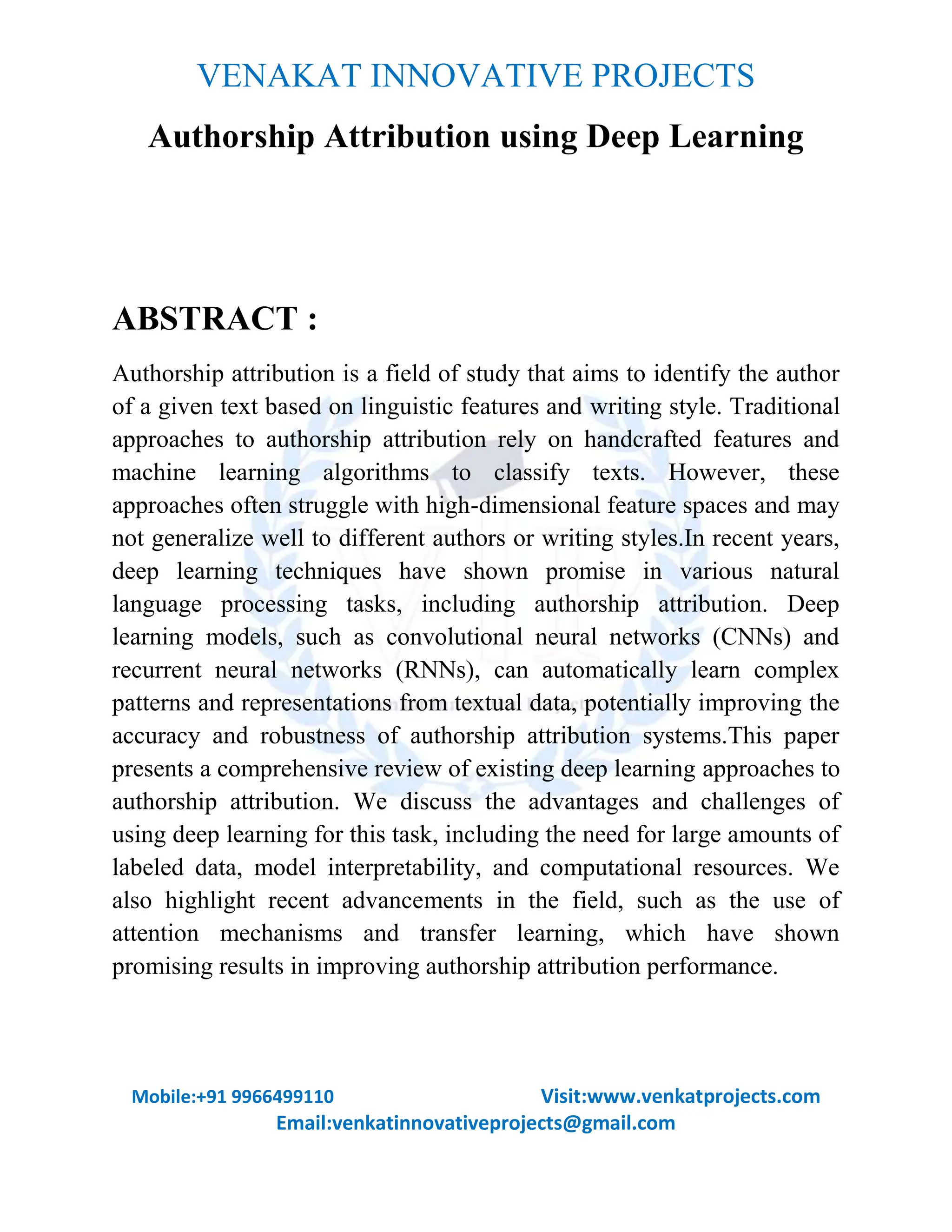 Authorship Attribution using Deep Learning.docx