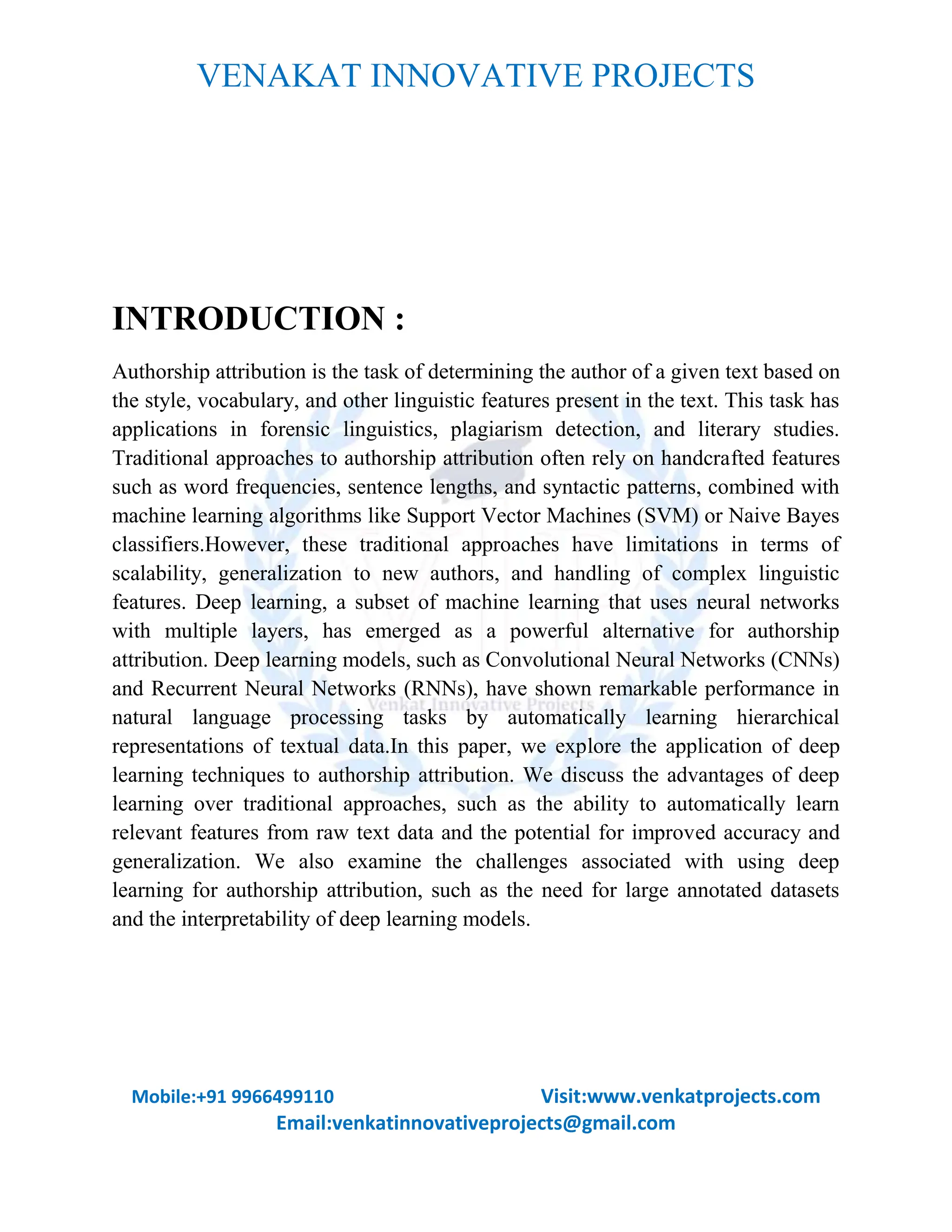 Authorship Attribution using Deep Learning.docx Authorship Attribution using Deep Learning.docx
