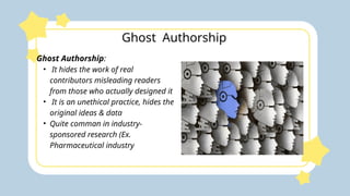 authorship credit taxonomy and ICMJE criteria | PPTX