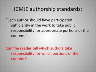 Authorship Issues | PPT