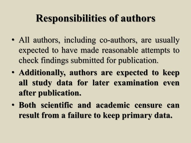 Authorship of Research Papers | PPTX