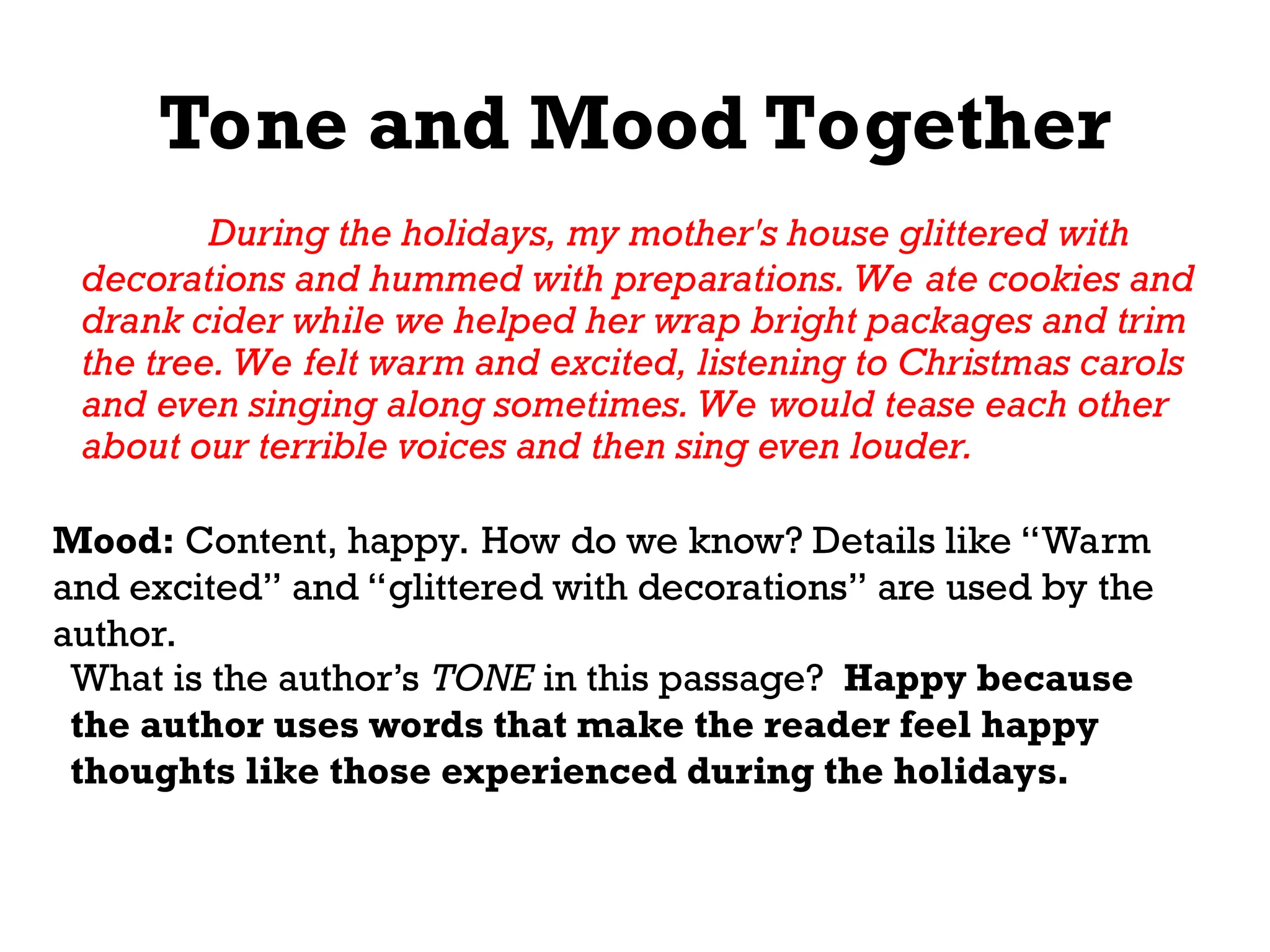 Understanding Author's Mood and Tone PowerPoint | PPT