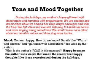 Understanding Author's Mood and Tone PowerPoint | PPT