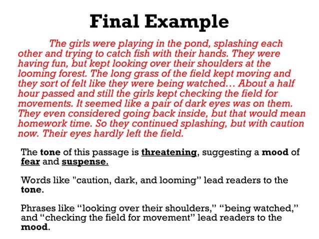 Understanding Author's Mood and Tone PowerPoint | PPT