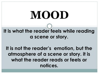Author's Mood, Tone, Technique, Purpose.pptx