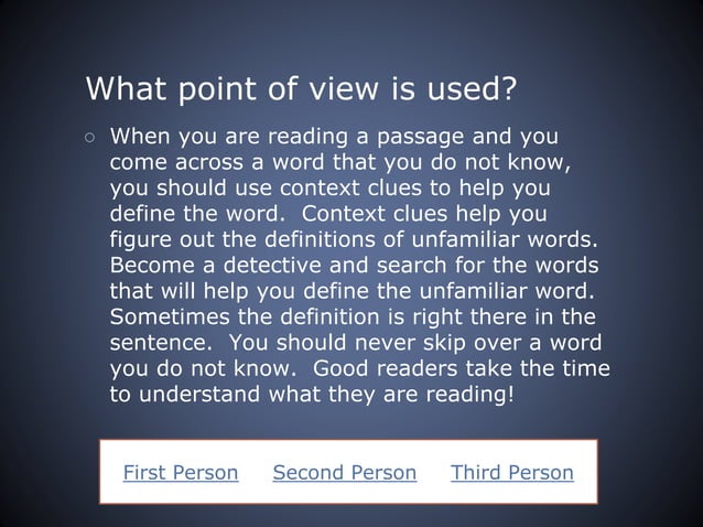 Author’s point of view | PPTX