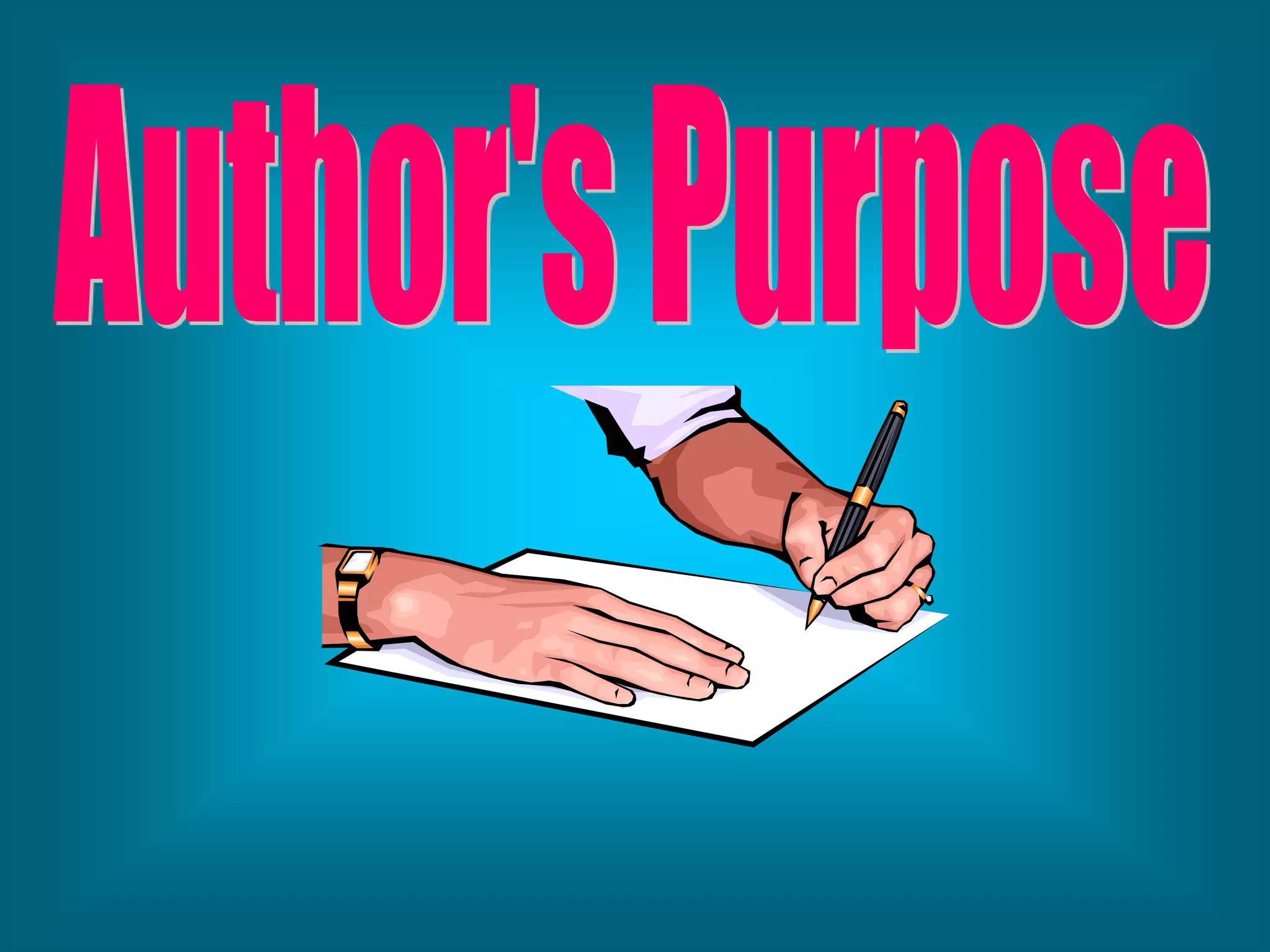 Author's purpose | PPTX