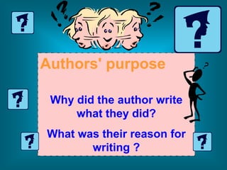 Author's purpose | PPTX